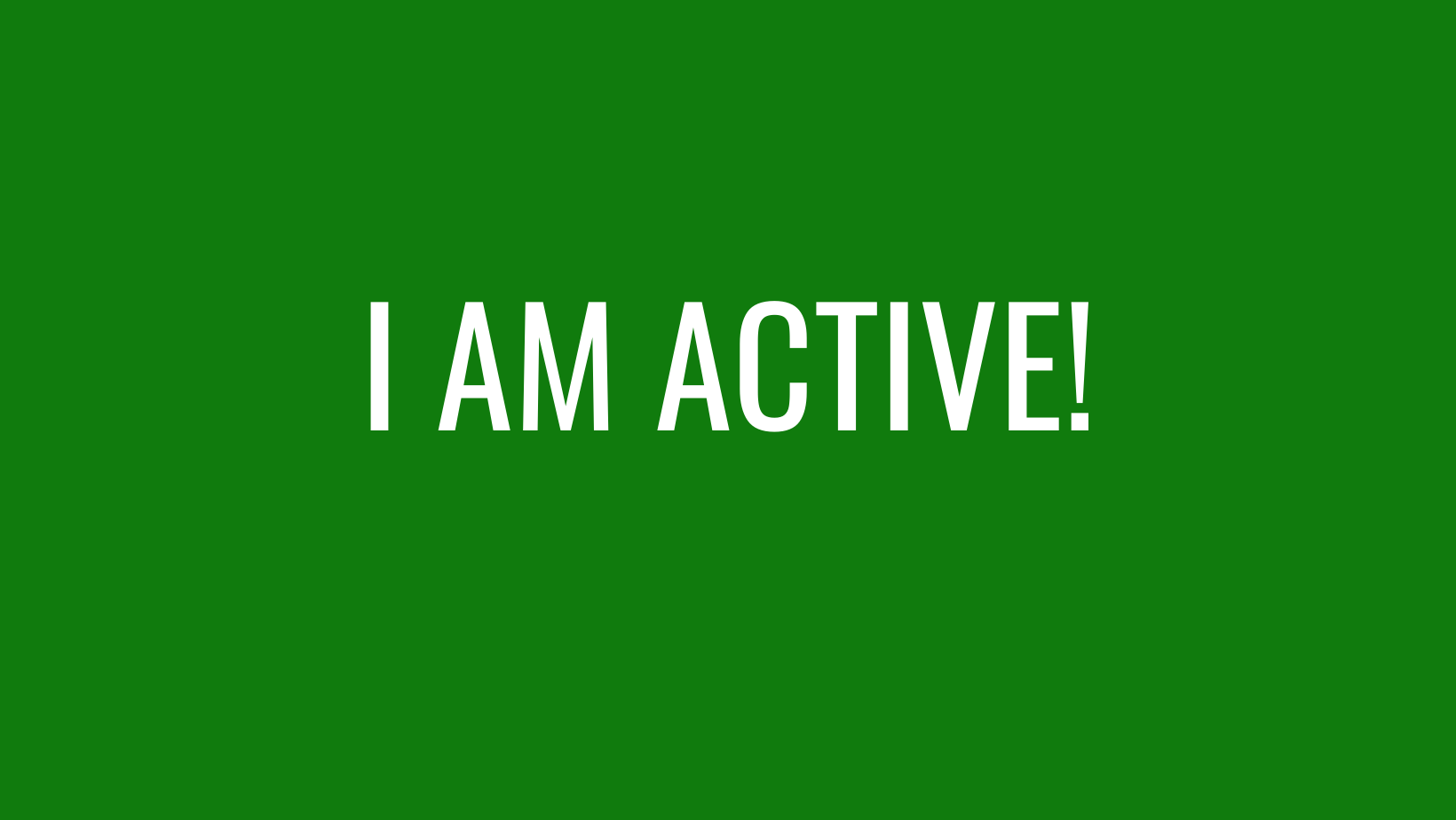 I Am Active! – RADIO SKID ROW – 88.9FM