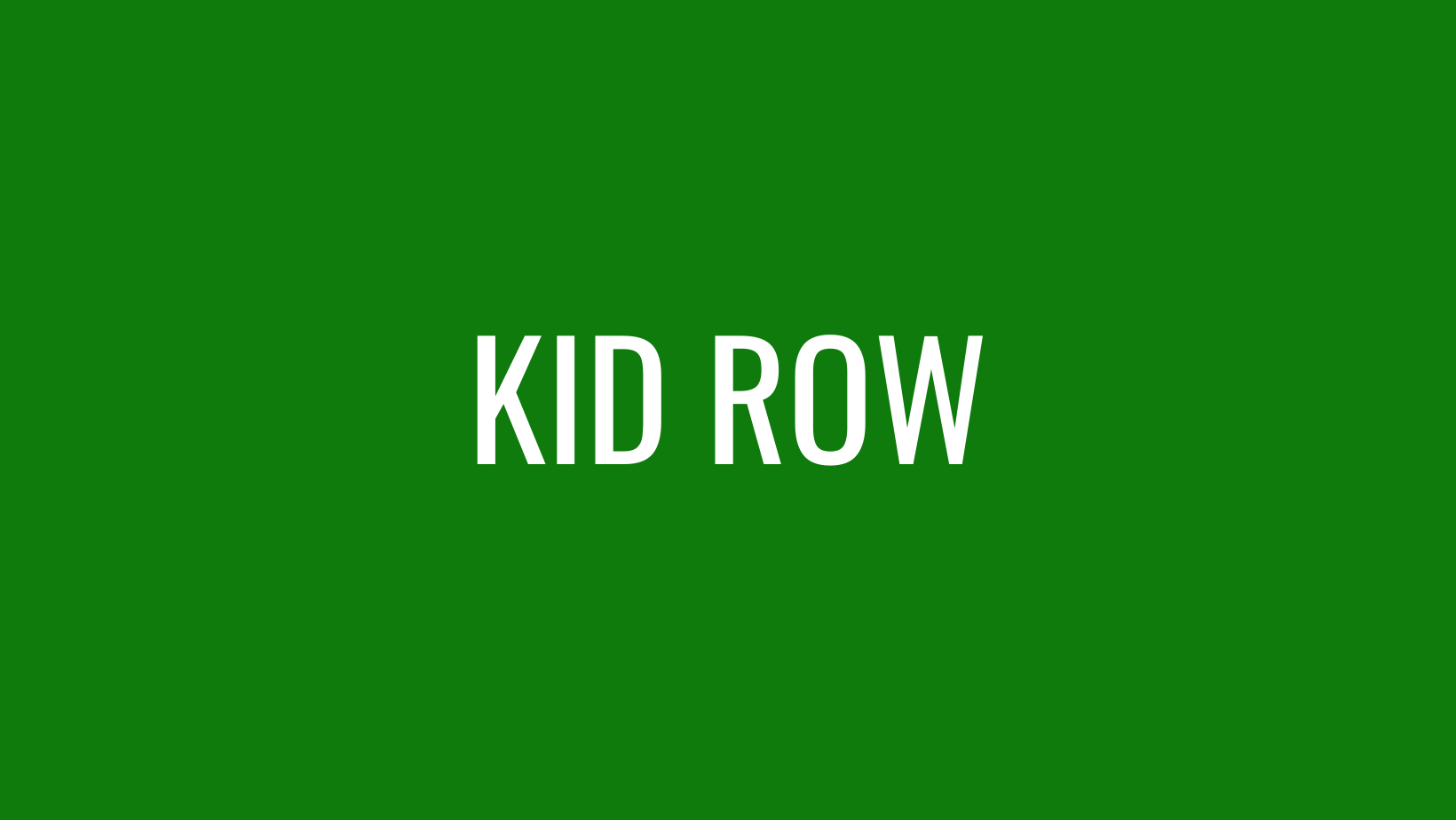 Kid Row – RADIO SKID ROW – 88.9FM